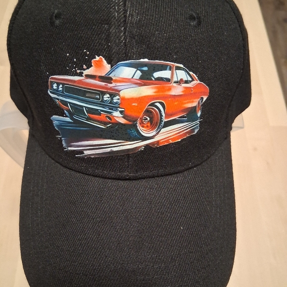 Accessories | Mens Black Baseball Hat Graphic 7s Dodge Challenger ...